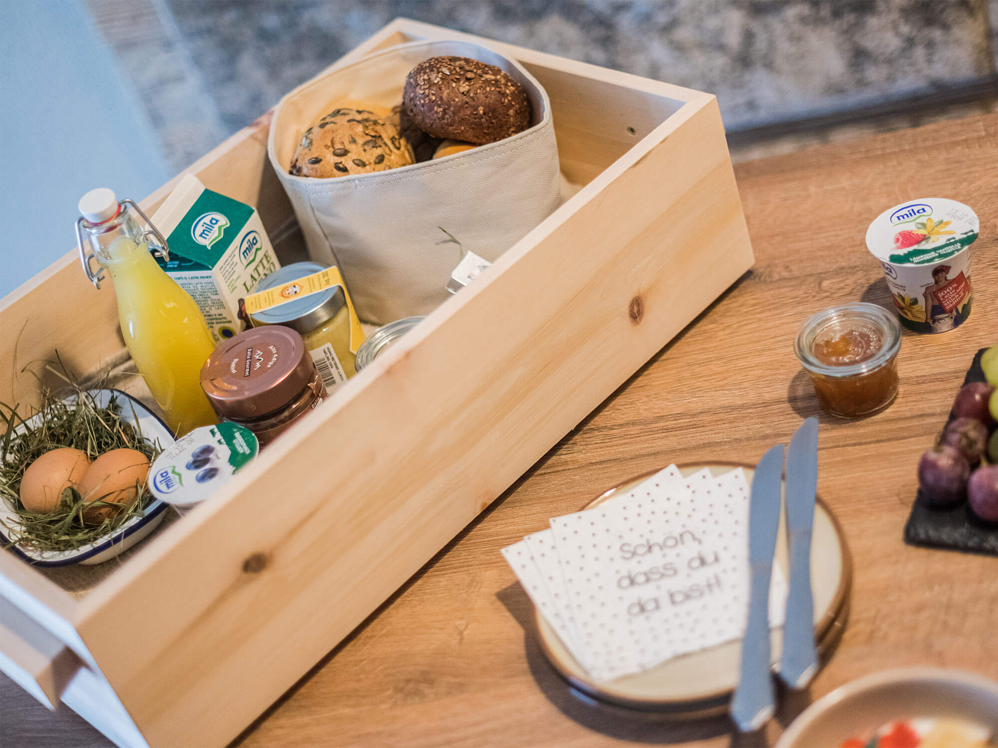 DIY Frühstückskorb und Wellnessoase | myLoisl Apartments